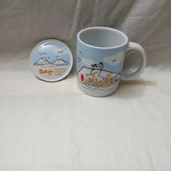 Dokdo | Kitchen | Dokdo Island Of Korea Mug With Cover | Poshmark